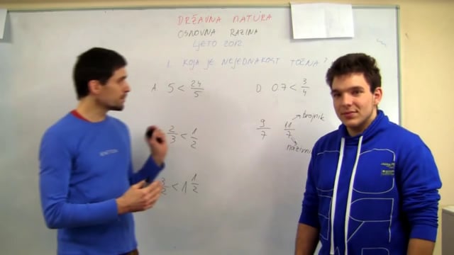 Državna matura matematika - Toni Milun
